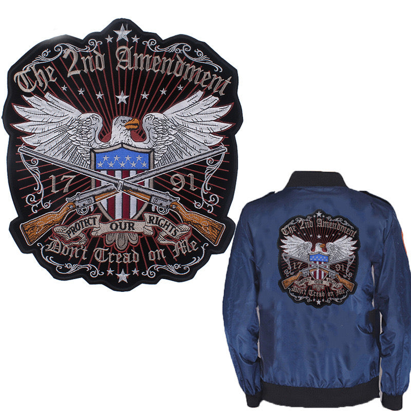 The 2nd Amendment Eagle Rocker Patch – pretty transfers